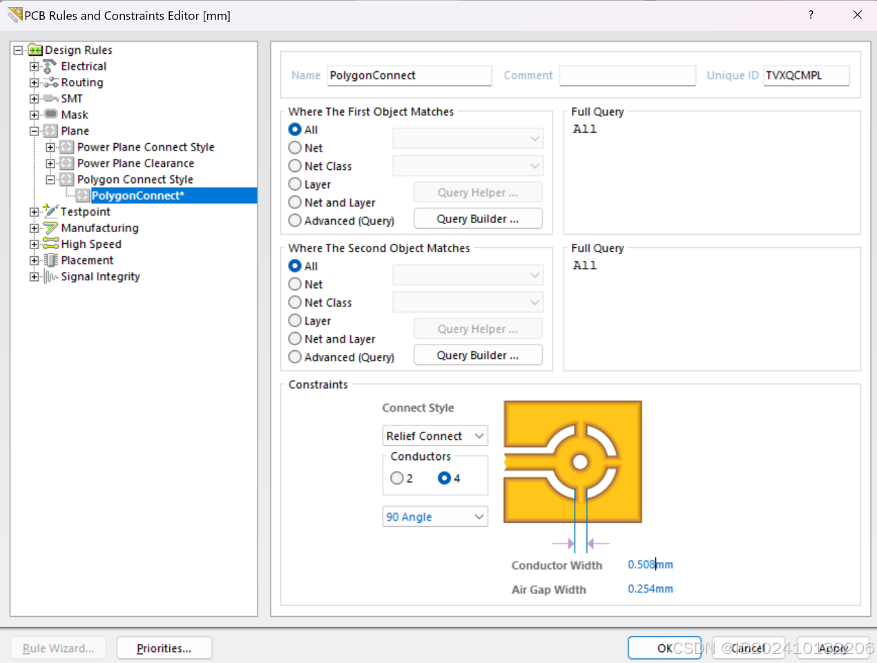 AD13敷铜过孔花盘参数设置_花盘连接过孔-CSDN博客