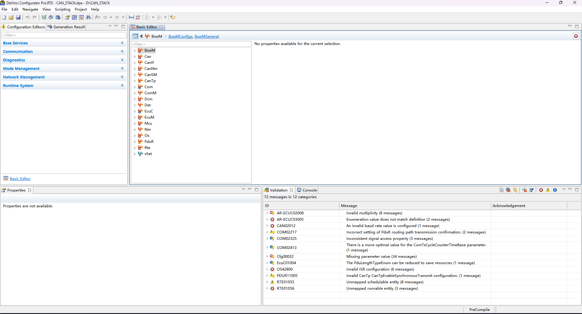 第四节：DBC导入DaVinci Configurator生成CAN STACK(1)_davinci configurator file ...