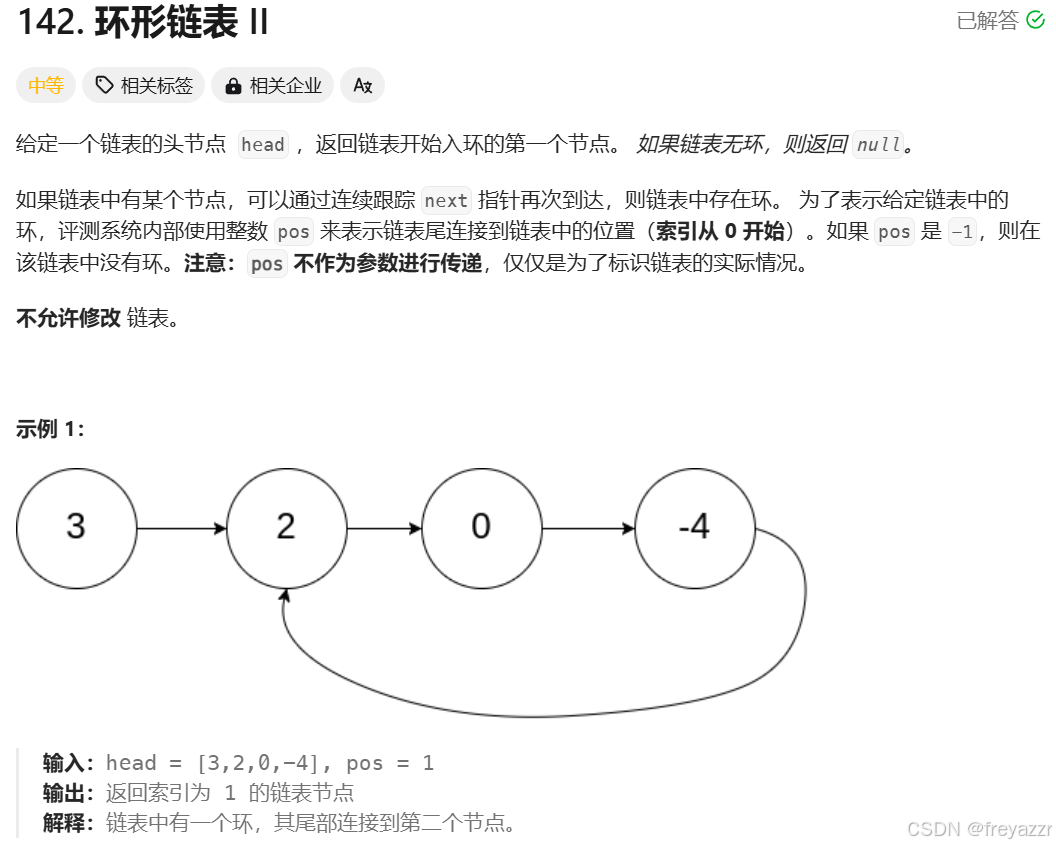 Leetcode刷题 | Day4_链表02-CSDN博客