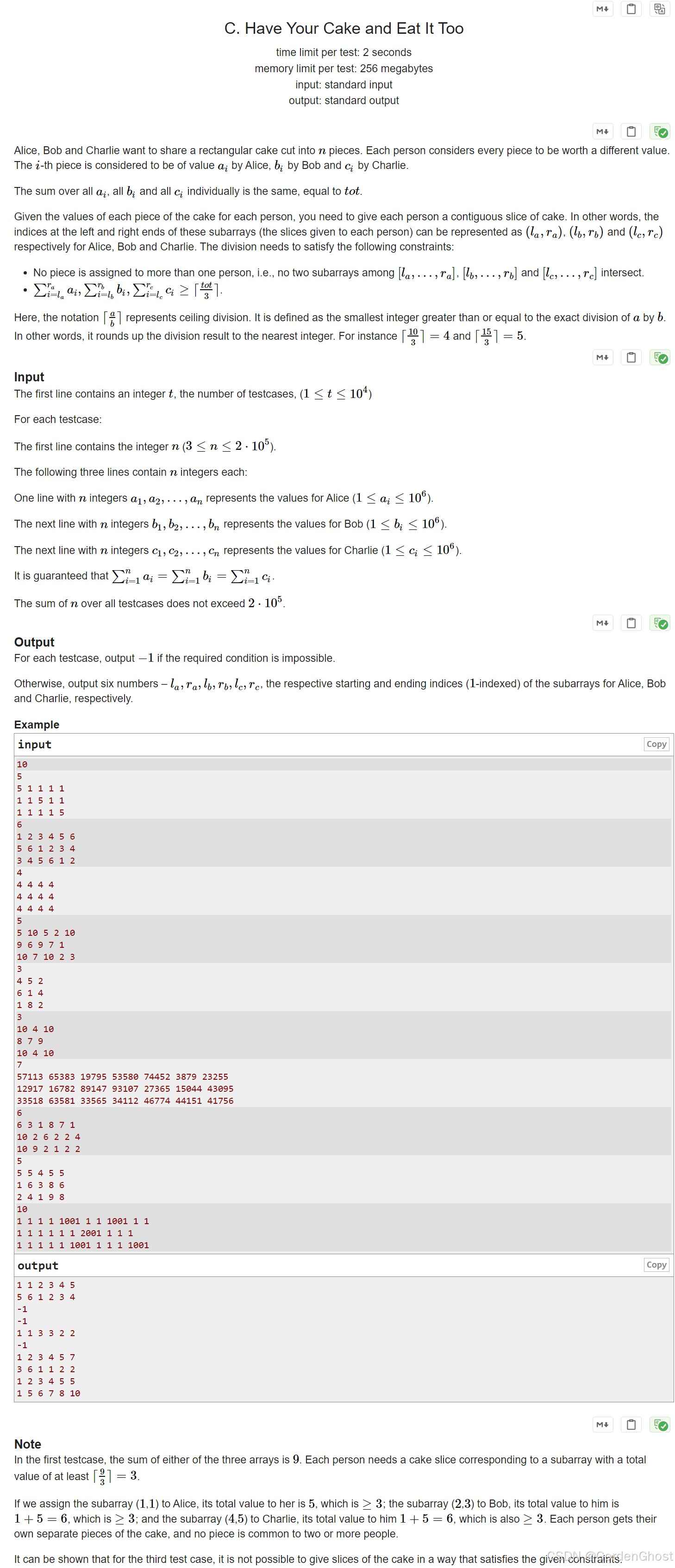 Have Your Cake and Eat It Too（Round 956）-CSDN博客