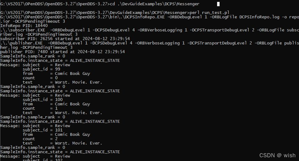 OPENDDS安装及运行（Windows）-CSDN博客