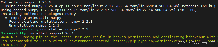 AttributeError: _ARRAY_API not found 报错解决_a module that was compiled using numpy 1.x cannot -CSDN博客
