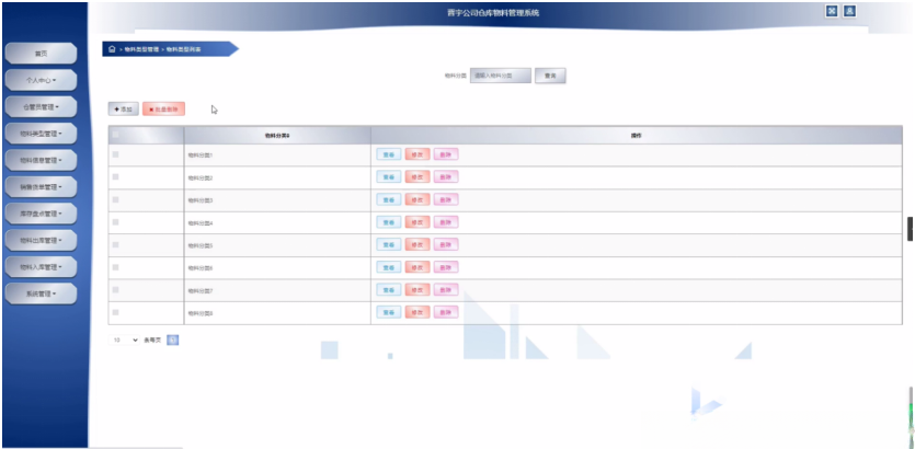 java/jsp/ssm晋宇公司仓库物料管理系统【2024年毕设】-CSDN博客