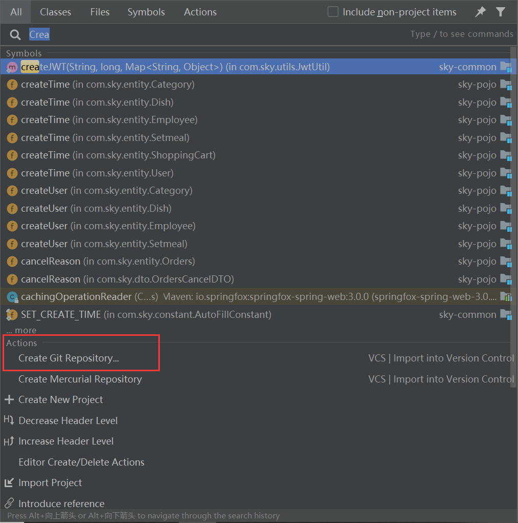 在IDEA中创建git仓库，无法找到VCS-＞Create Git Repository_idea create git repository-CSDN博客