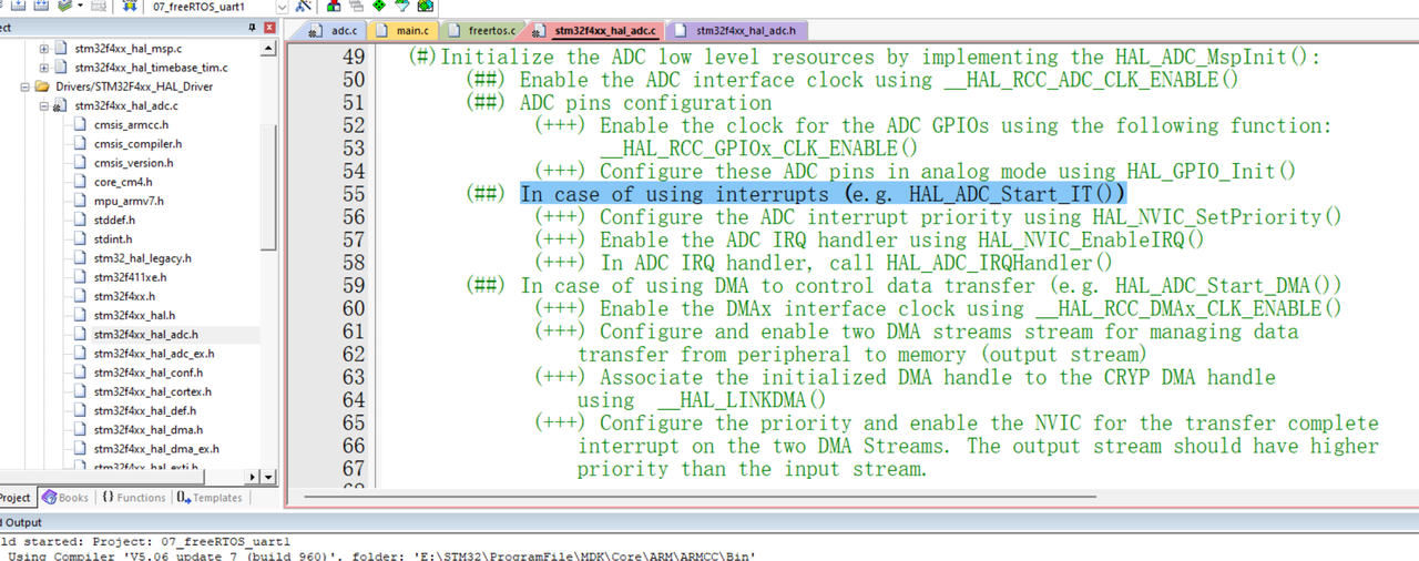 Freertos手把手教STM32CubeMx设置STM32F4芯片DMA发送ADC数据（二）_stm32cubemx freertos ...
