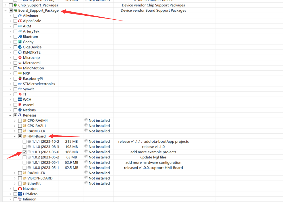 一、HMI-Board学习笔记——使用RT-ThreadStudio创建HMI-Board工程并运行DEMO_瑞萨 rtthread-CSDN博客