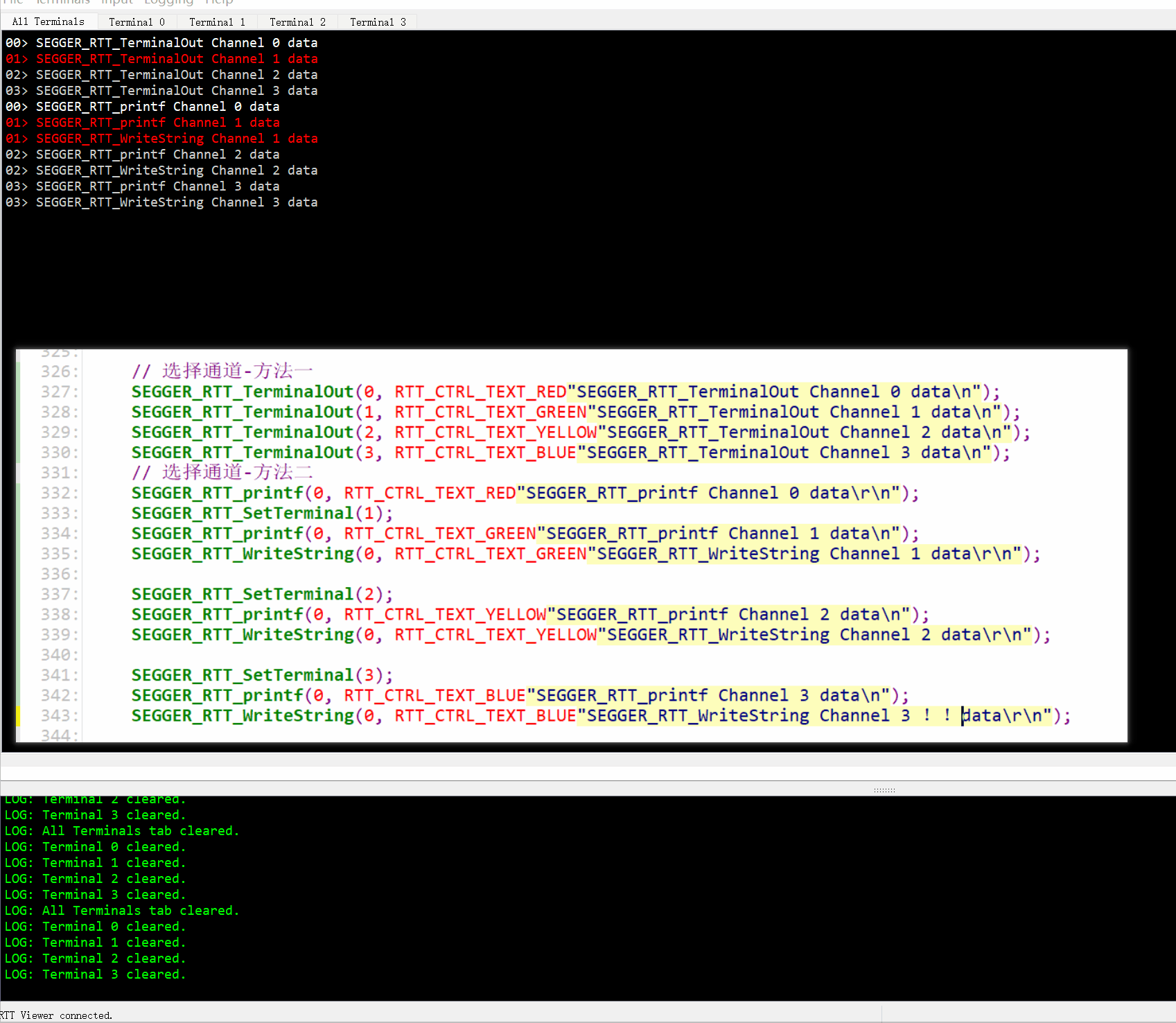 嵌入式调试利器：SEGGER RTT 常用函数详解、实战技巧（J-Scope工具）与项目用例_segger rtt函数库-CSDN博客