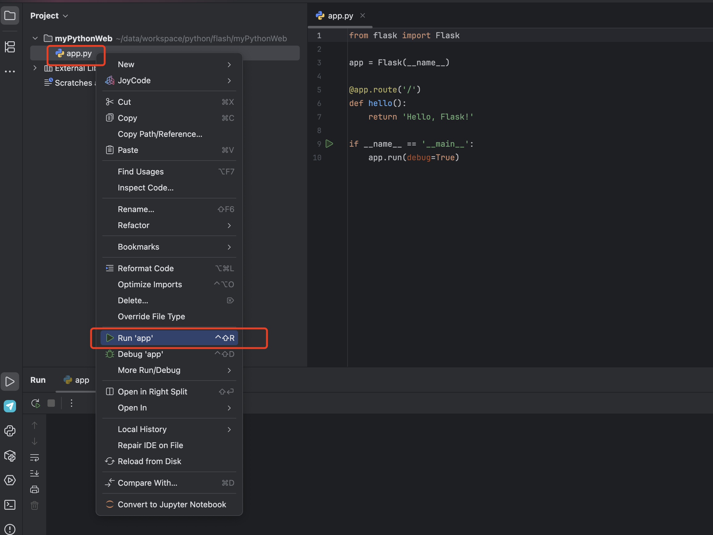 pycharm flash开发环境搭建_flash 使用.env文件-CSDN博客