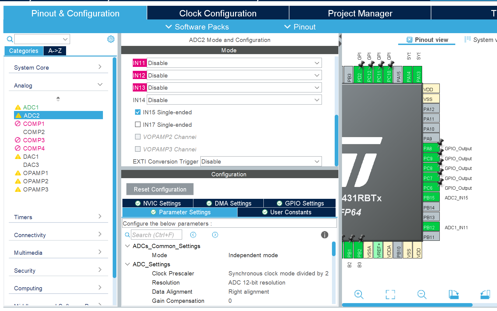 STM32g431 ADC模数转换-CSDN博客