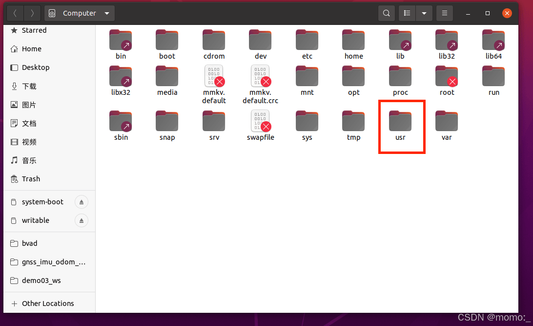 Ubuntu 20.04如何找到usr文件夹_ubuntu查看usr目录-CSDN博客