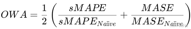 误差评估指标整理--MAE、RMSE、MASE、MAPE、SMAPE、OWA、RMSLE-CSDN博客