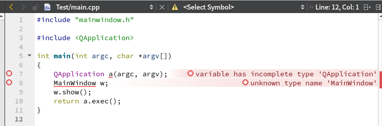 银河麒麟系统QtCreator报错：unknown type name ‘MainWindow‘等_unknown type name 'mainwindow-CSDN博客