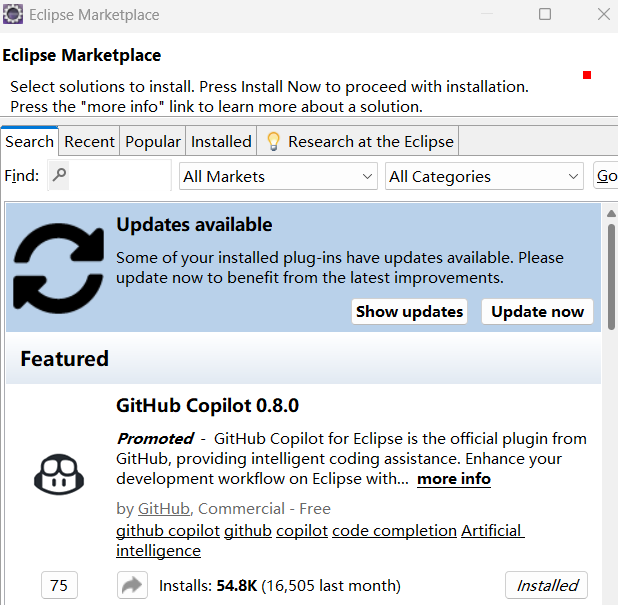 Eclipse常用版本与JDK关系(含GitHub Copilot配置使用)_eclipse copilot-CSDN博客
