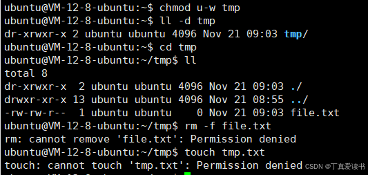 目录的权限和粘滞位_tmp目录的粘黏位-CSDN博客