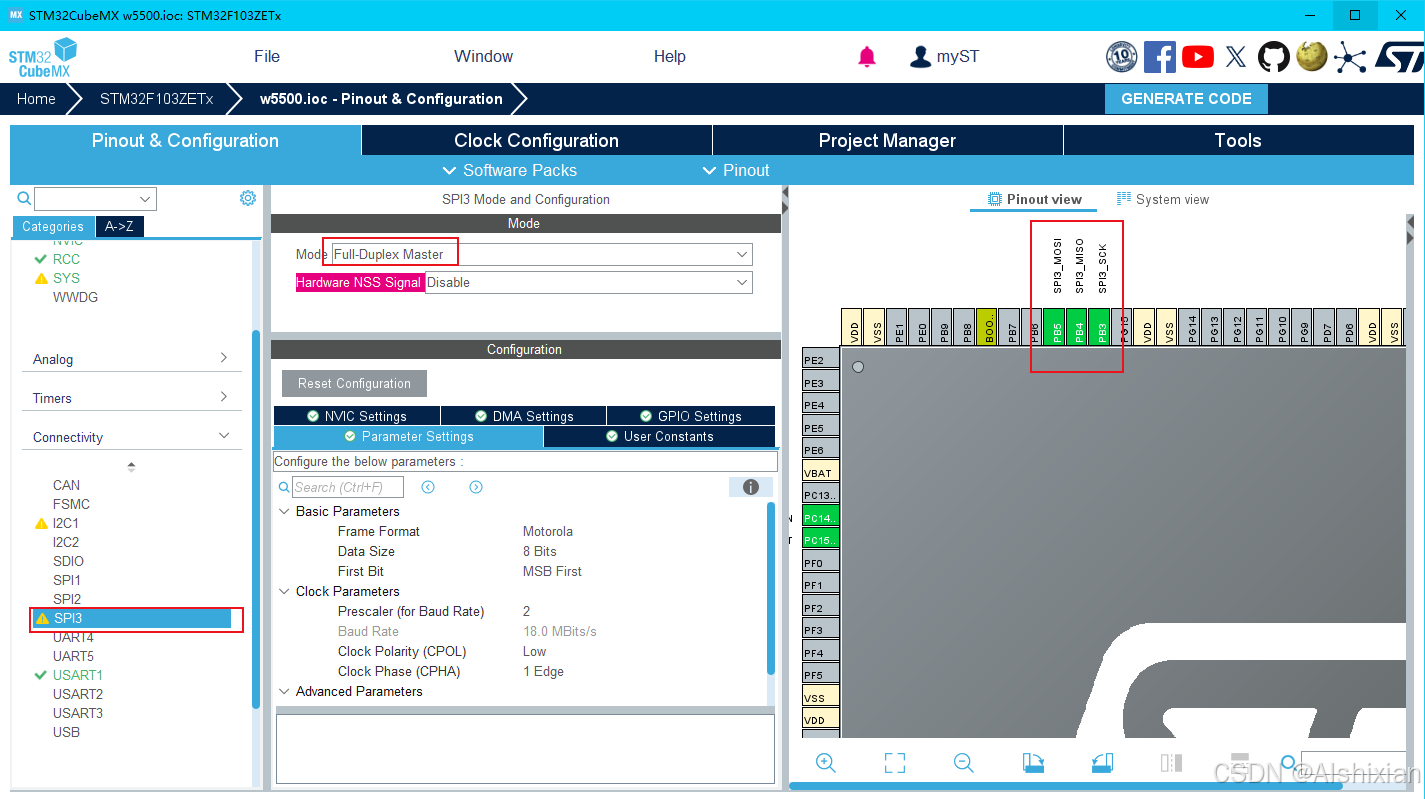 STM32+CubeMX实现W5500通信_stm32cubemx w5500-CSDN博客