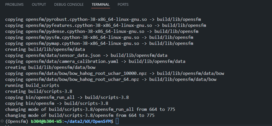 opensfm环境配置+重建使用-CSDN博客