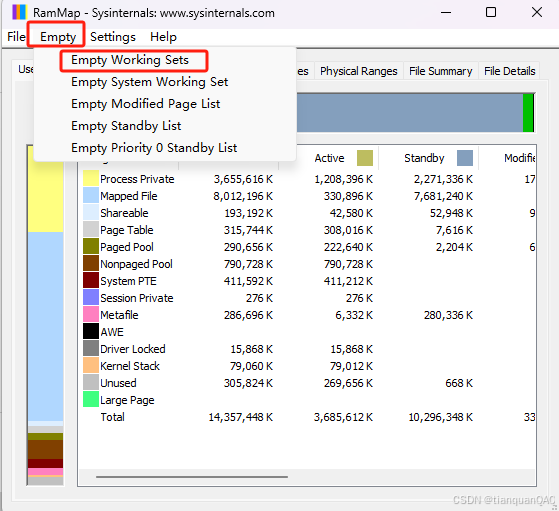 RAMMap定时清理内存-CSDN博客