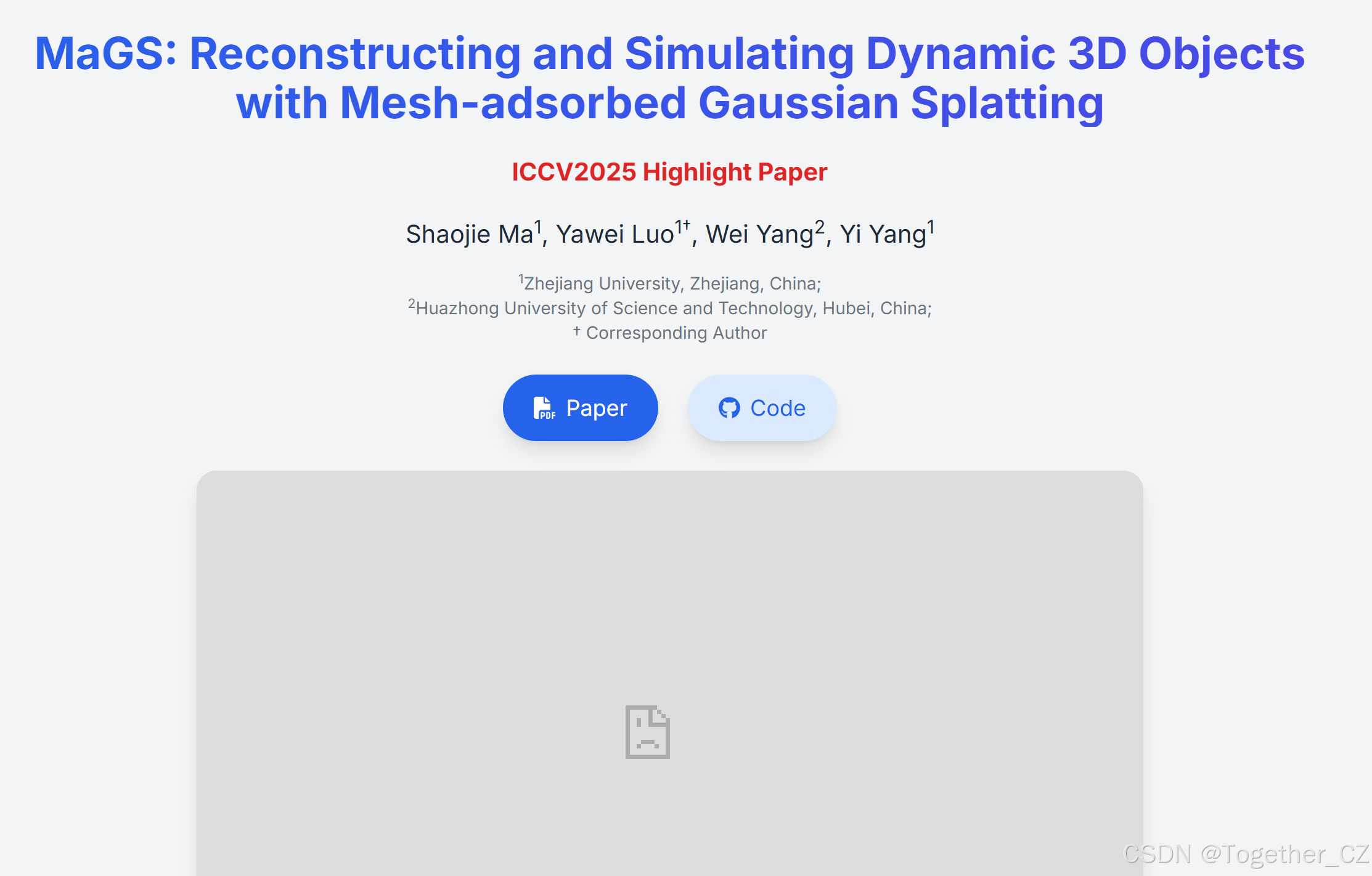Mags Reconstructing And Simulating Dynamic 3d Objects With Mesh Adsorbed Gaussian Splatting Csdn博客