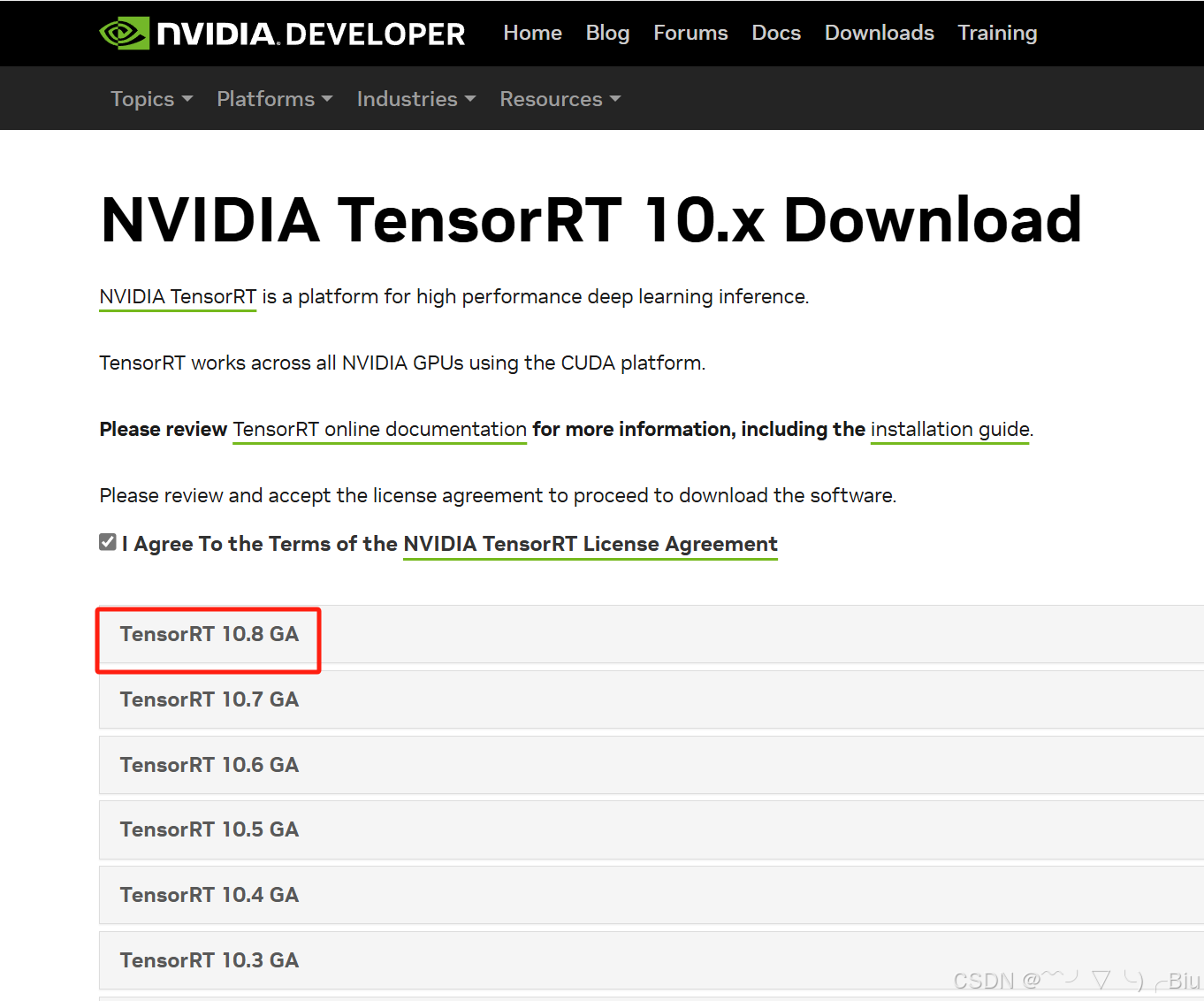 windows安装TensorRT-CSDN博客