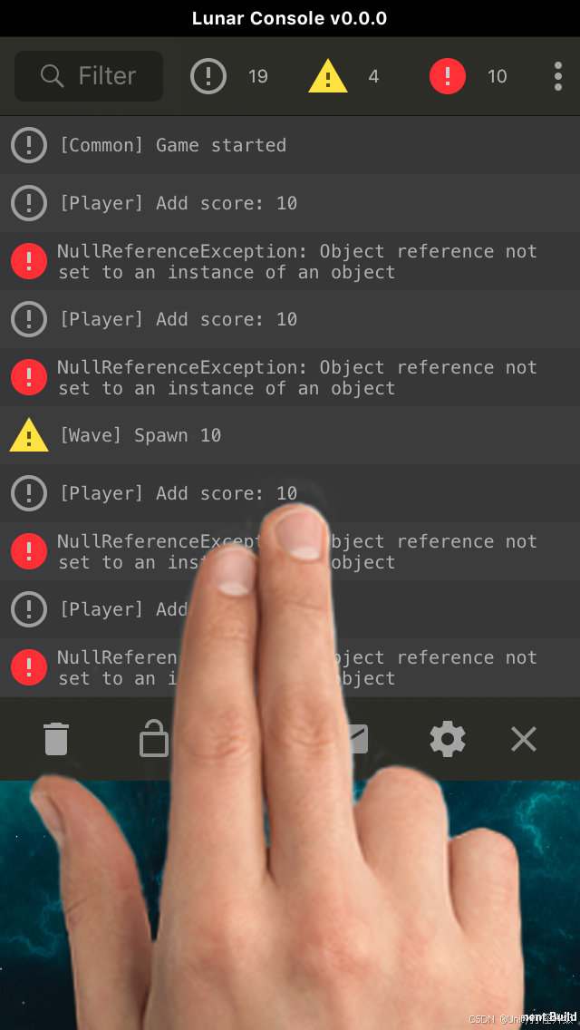 【Unity插件】Lunar Console：移动平台日志系统_lunarconsole-CSDN博客