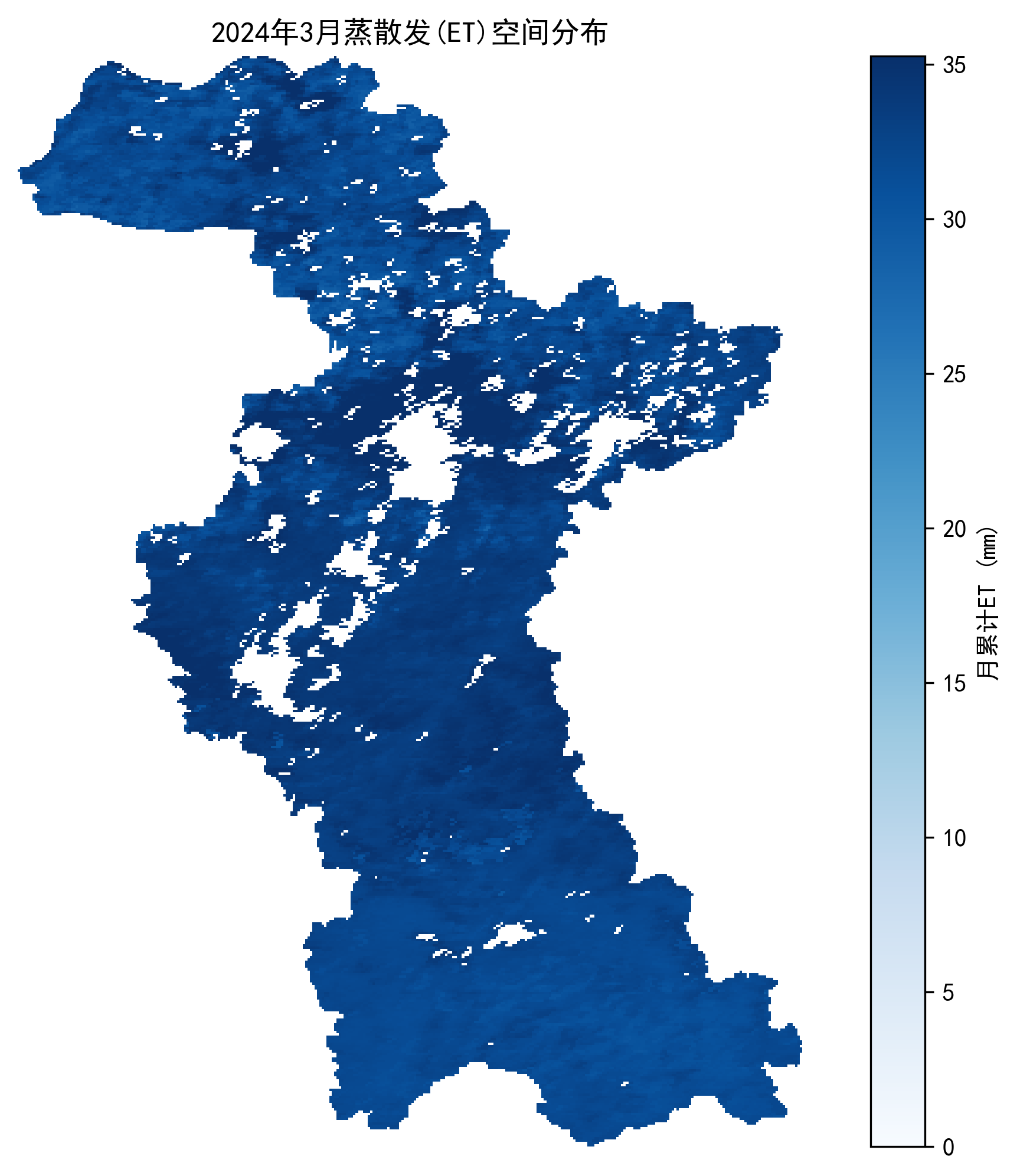 《MODIS 蒸散发 (ET) 数据月度合成实战：权重计算、统计分析与 Python 可视化》（MOD16A2）_8天合成蒸散发计算年蒸散发-CSDN博客