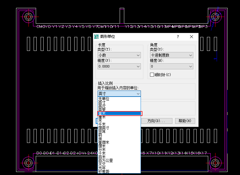 CAD板块图.dxf导入EDA软件修改单位为毫米mm_dxf 单位设置-CSDN博客