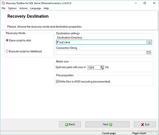 Recovery Toolbox for SQL Server 2.5.25-CSDN博客