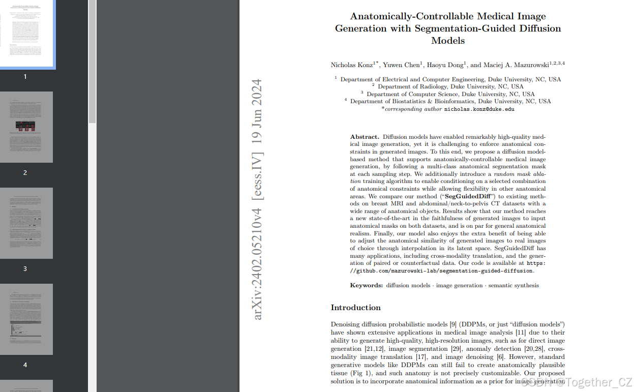 Anatomically-Controllable Medical ImageGeneration with Segmentation ...
