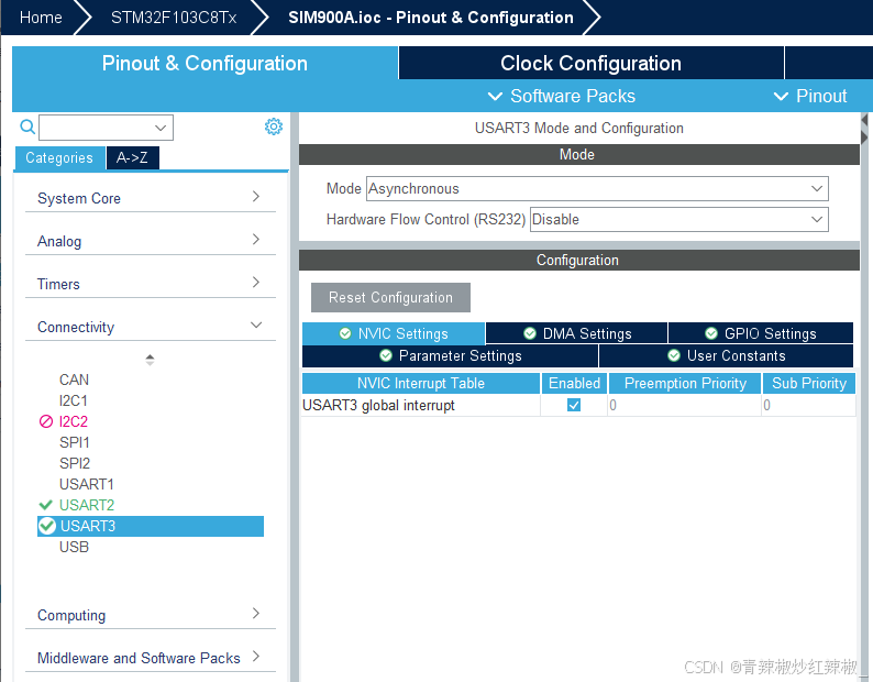 基于STM32 HAL库实现SIM900A短信模块进行短信发送_sim900a的串口需要用什么芯片-CSDN博客