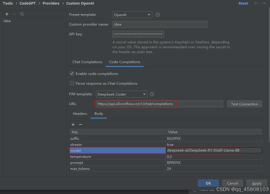 IDEA整合DeepSeek详解_deepseek insufficient balance-CSDN博客