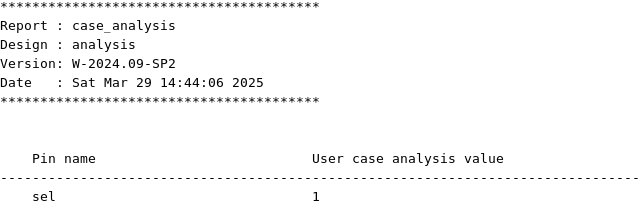 SDC命令详解：使用set_case_analysis命令进行约束_set case analysis-CSDN博客