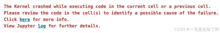 VScode的Jupyter在运行过程中crashed_vscode jupyter扩展服务器崩溃-CSDN博客