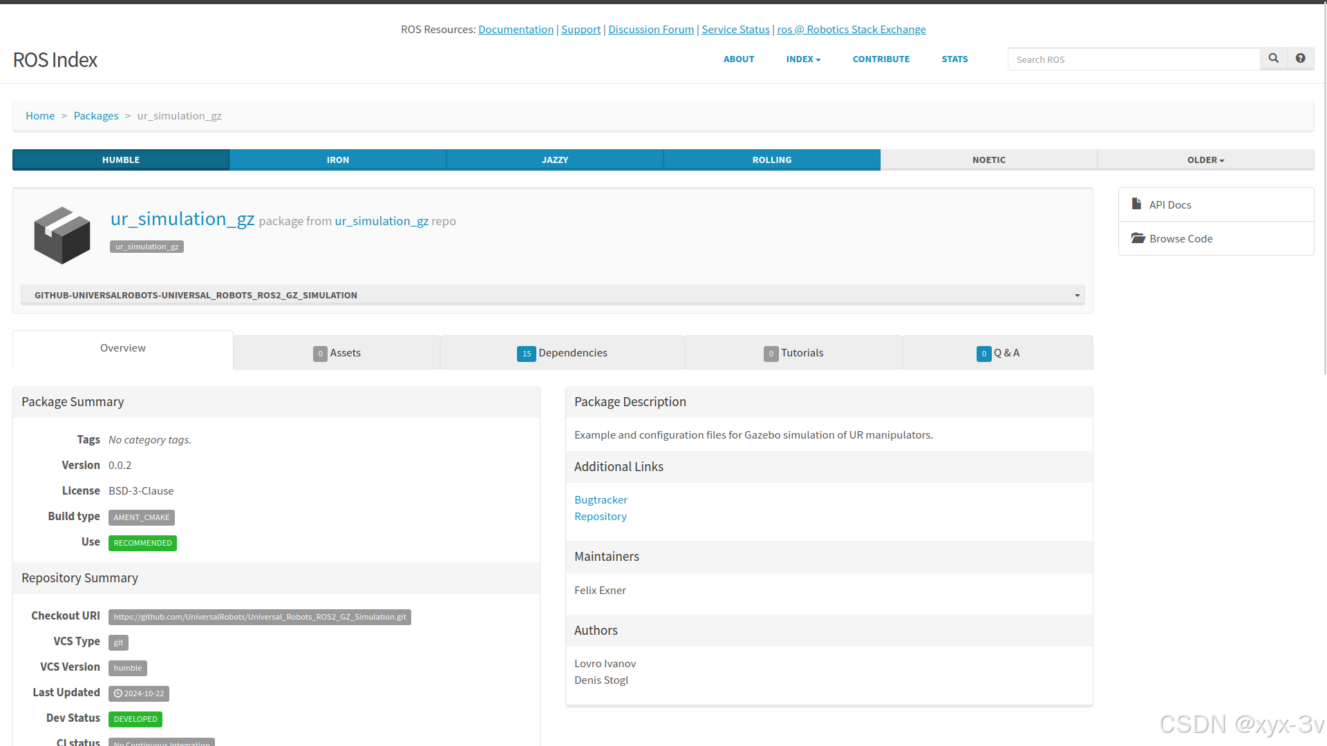 【ROS应用商店】_index.ros.org-CSDN博客