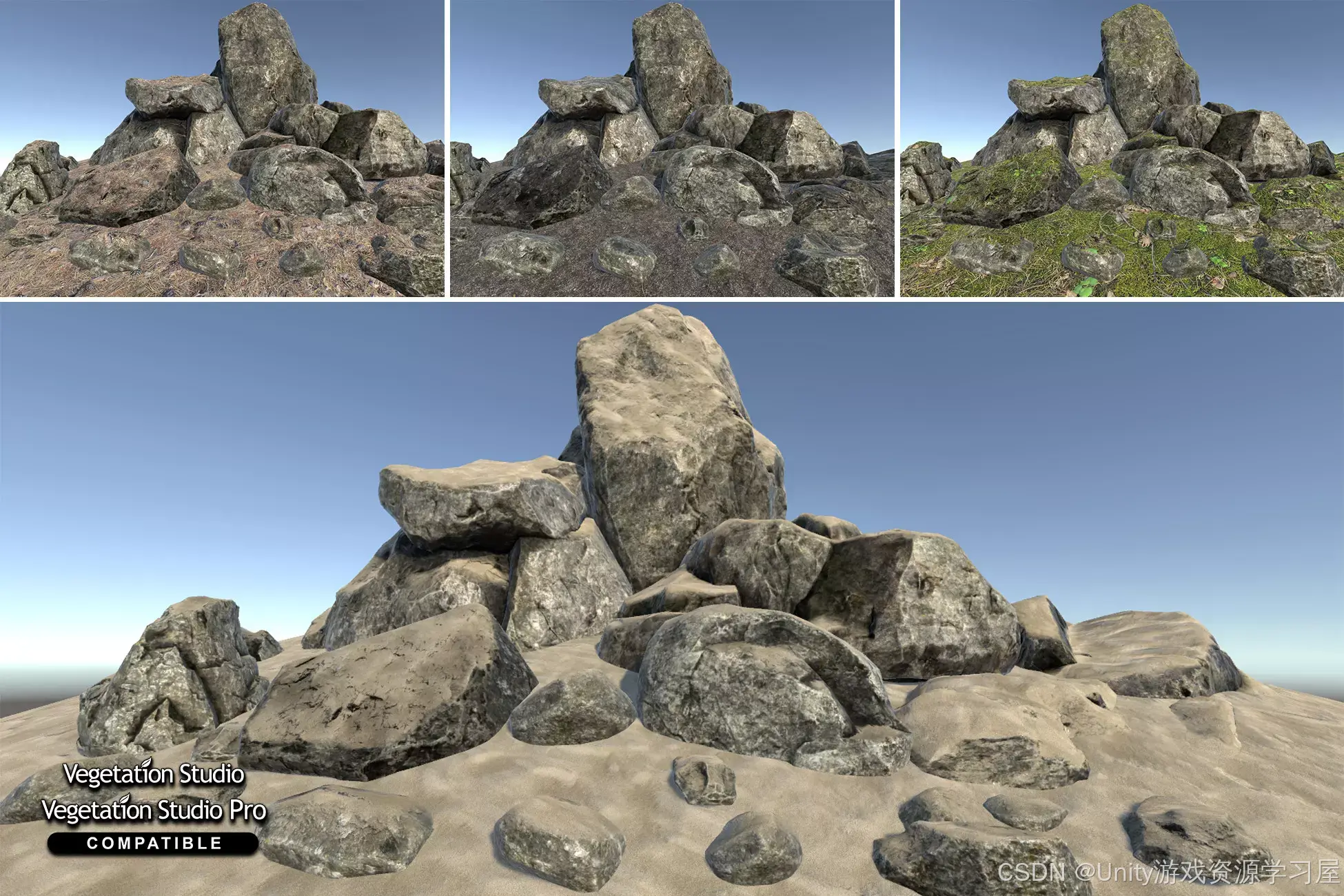 【Unity 岩石资源包】Advanced Rock Pack 2.0 提供多样化的岩石模型和材质，轻松构建逼真的地形和自然环境_unity 岩石垮落效果-CSDN博客