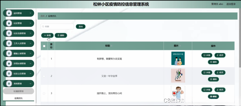 Django计算机毕业设计松林小区疫情防控信息管理系统python源码程序lw远程部署 Csdn博客