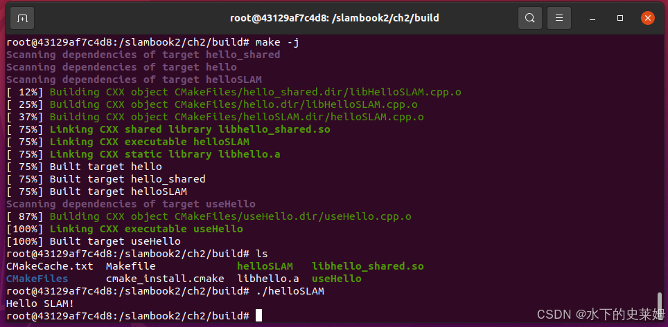 搭建《视觉SLAM十四讲》的docker环境_slambook docker-CSDN博客
