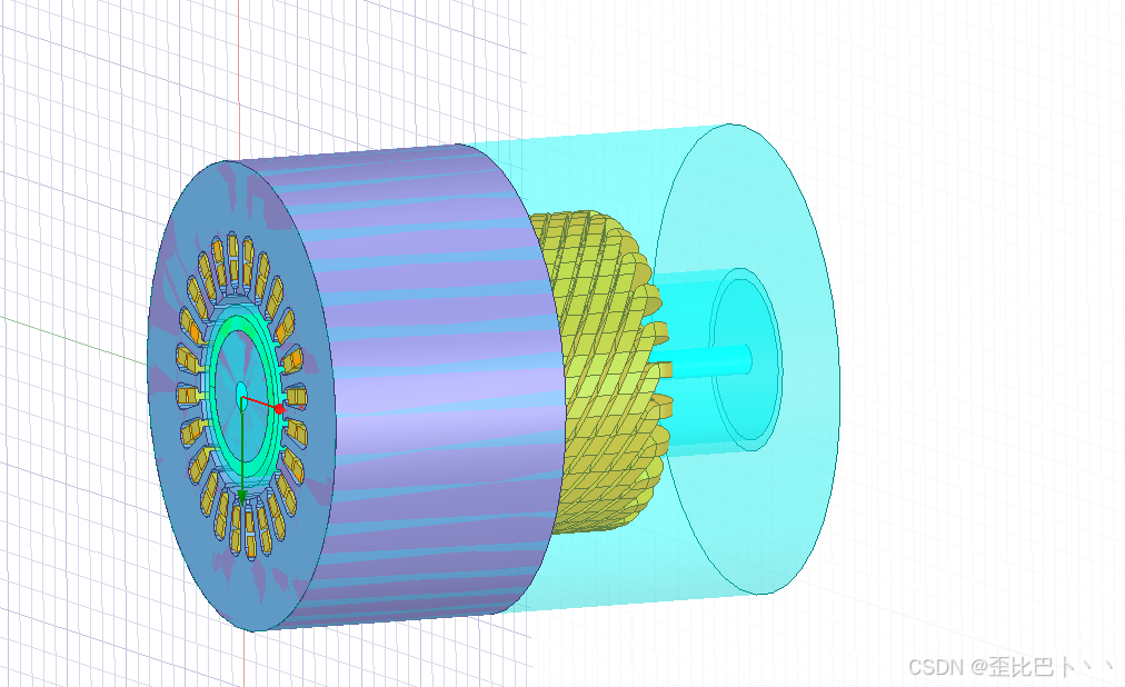 RMxprt一键生成maxwell全模型时，3D模型仅为一半修改为全模型的方法_rmxprt生成全模型-CSDN博客