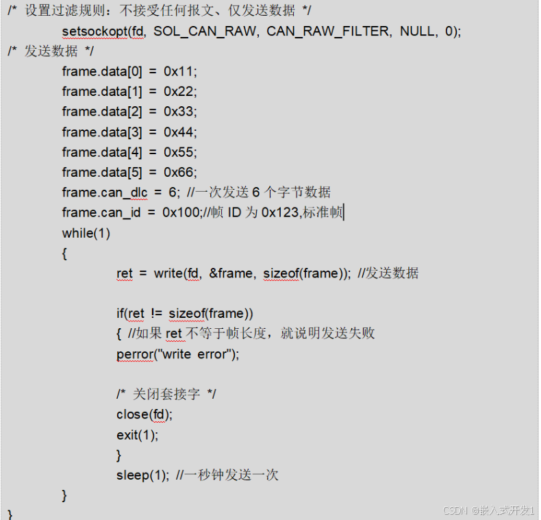 CAN编程示例之socket CAN编程步骤_can socket create: socket = 18, device = can0-CSDN博客