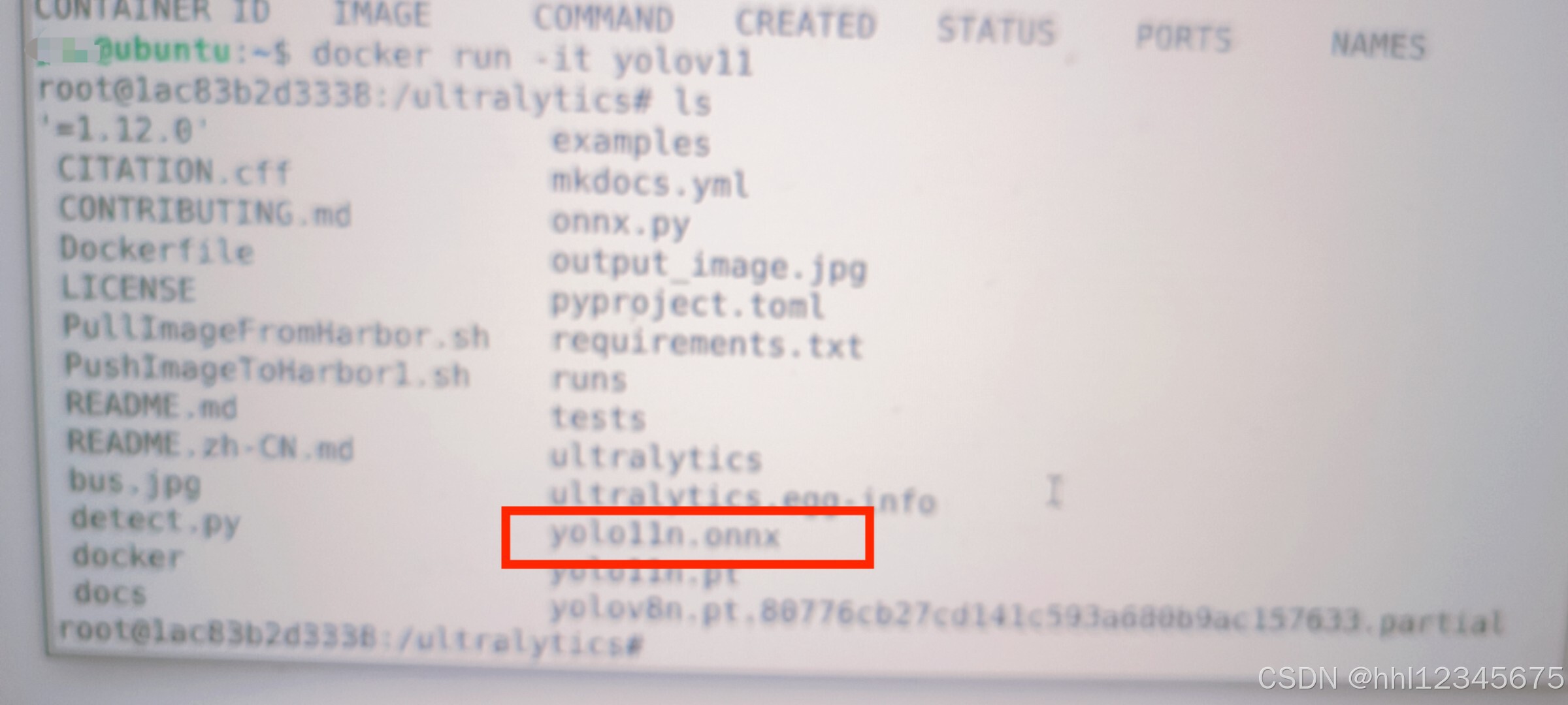 如何利用docker将yolov11的onnx部署到边缘小盒_yolov11 没有 requirements.txt-CSDN博客