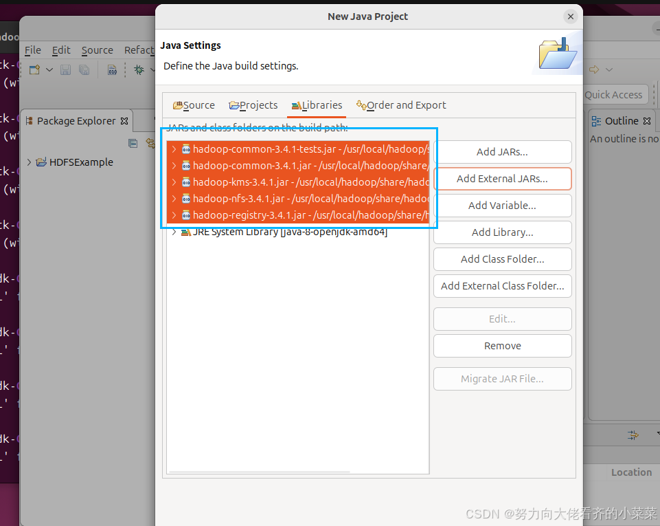 利用Web界面管理HDFS/在Ubuntu中安装Eclipse-CSDN博客
