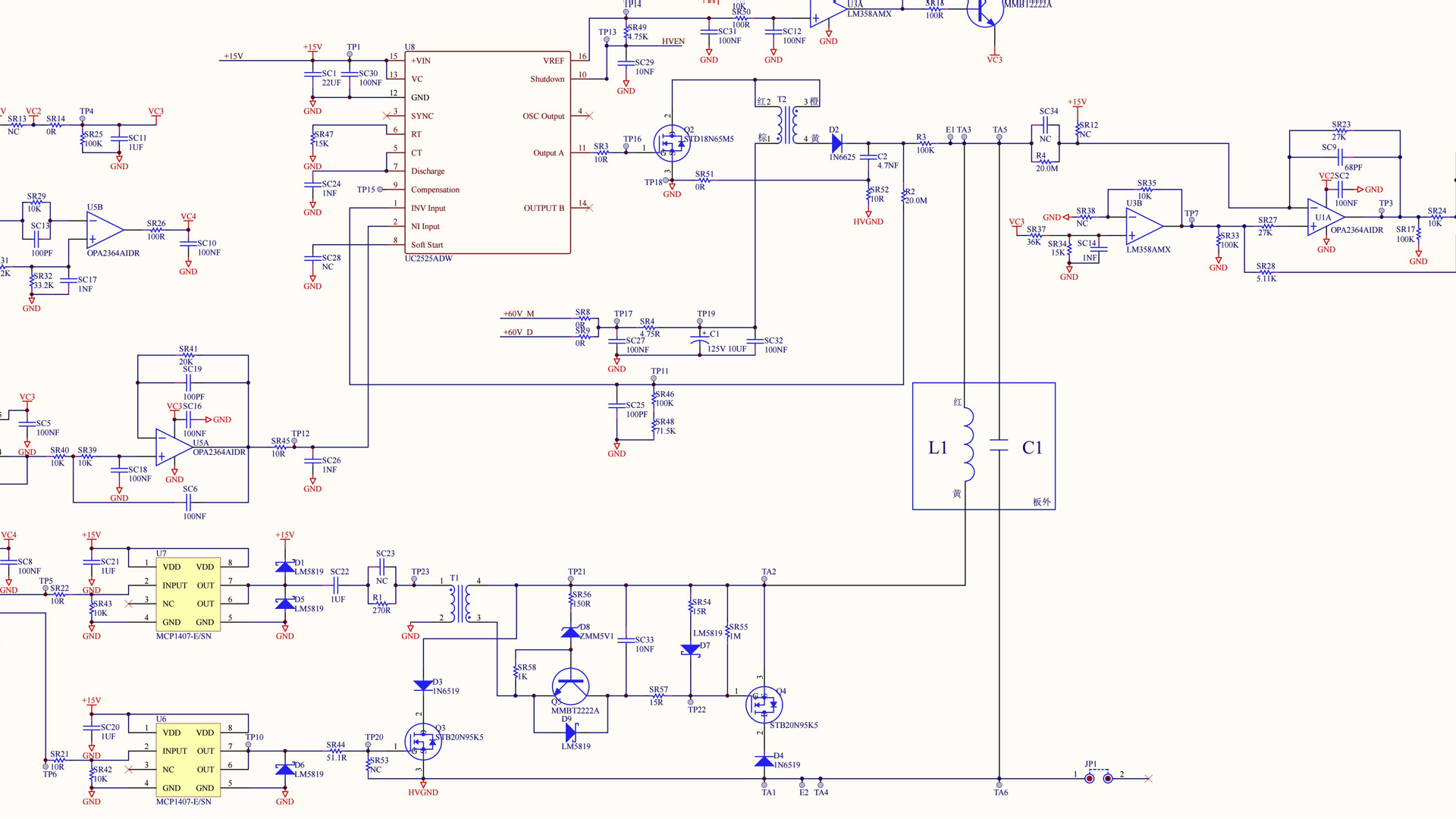 高压开关电路图的分析_uc2825芯片原理及图解-CSDN博客