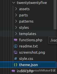 wordpress主题theme介绍/wordpress项目文件夹结构--代码版_vscode开发wordpress-CSDN博客