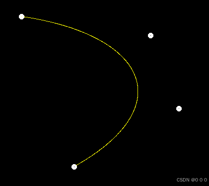 GAMES101 作业 4：Bézier 曲线【贝塞尔曲线】_贝塞尔曲线游戏-CSDN博客