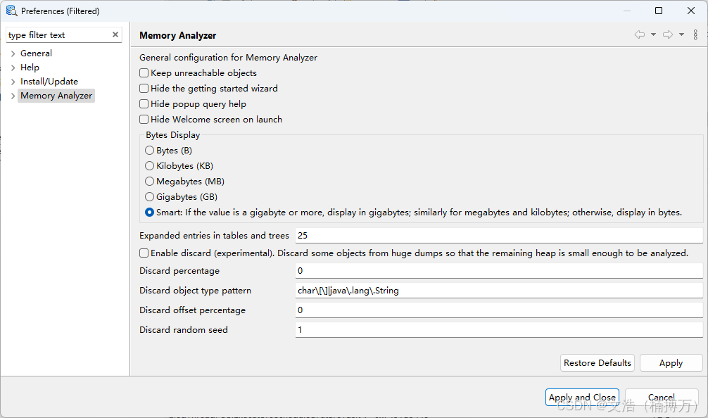 分析和解决java内存占用过大问题：使用arthas与eclipse Memory Analyzer的完整指南arthas查看内存占用大的 