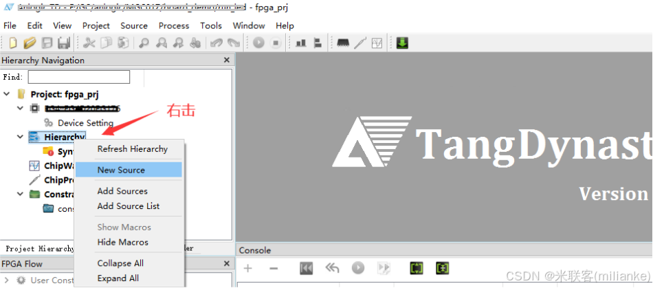 [米联派-安路飞龙DR1-FPSOC] FPGA基础篇连载-02使用安路TD开发工具创建FPGA工程_dr1m90geg484-CSDN博客