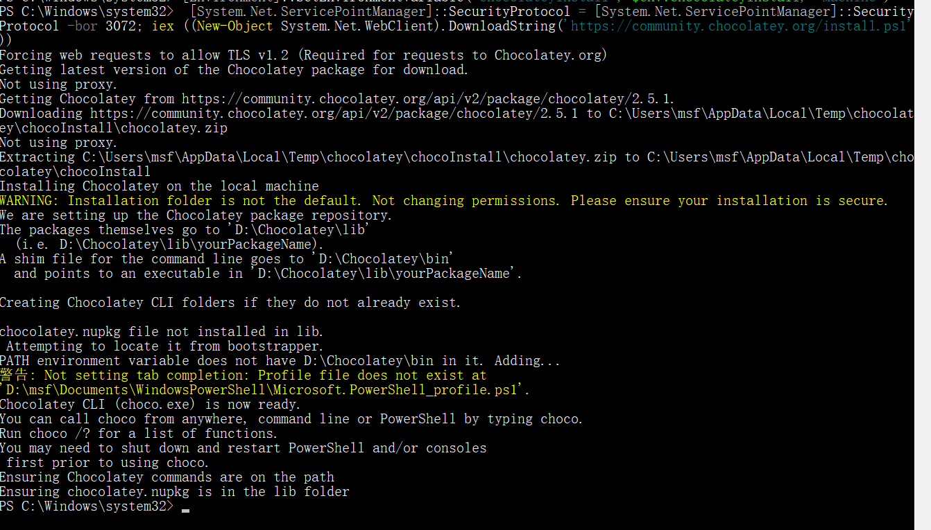 Windows 必备包管理器 Chocolatey：下载安装、修改默认软件安装位置及命令文档详细教程-CSDN博客