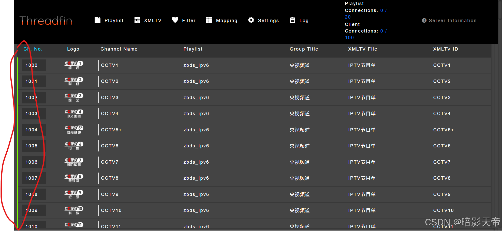 Threadfin和本地搭建的iptv直播源教程-CSDN博客