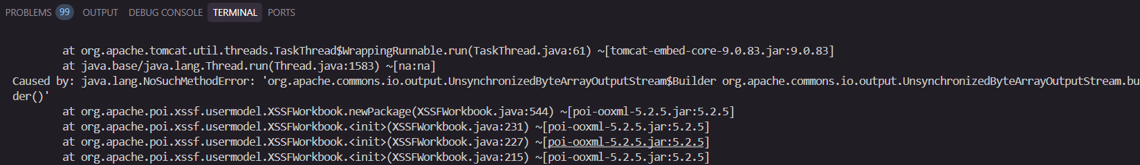 【Apache POI 填坑日记】NoSuchMethodError: UnsynchronizedByteArrayOutputStream.builder() 排查与解决-CSDN博客