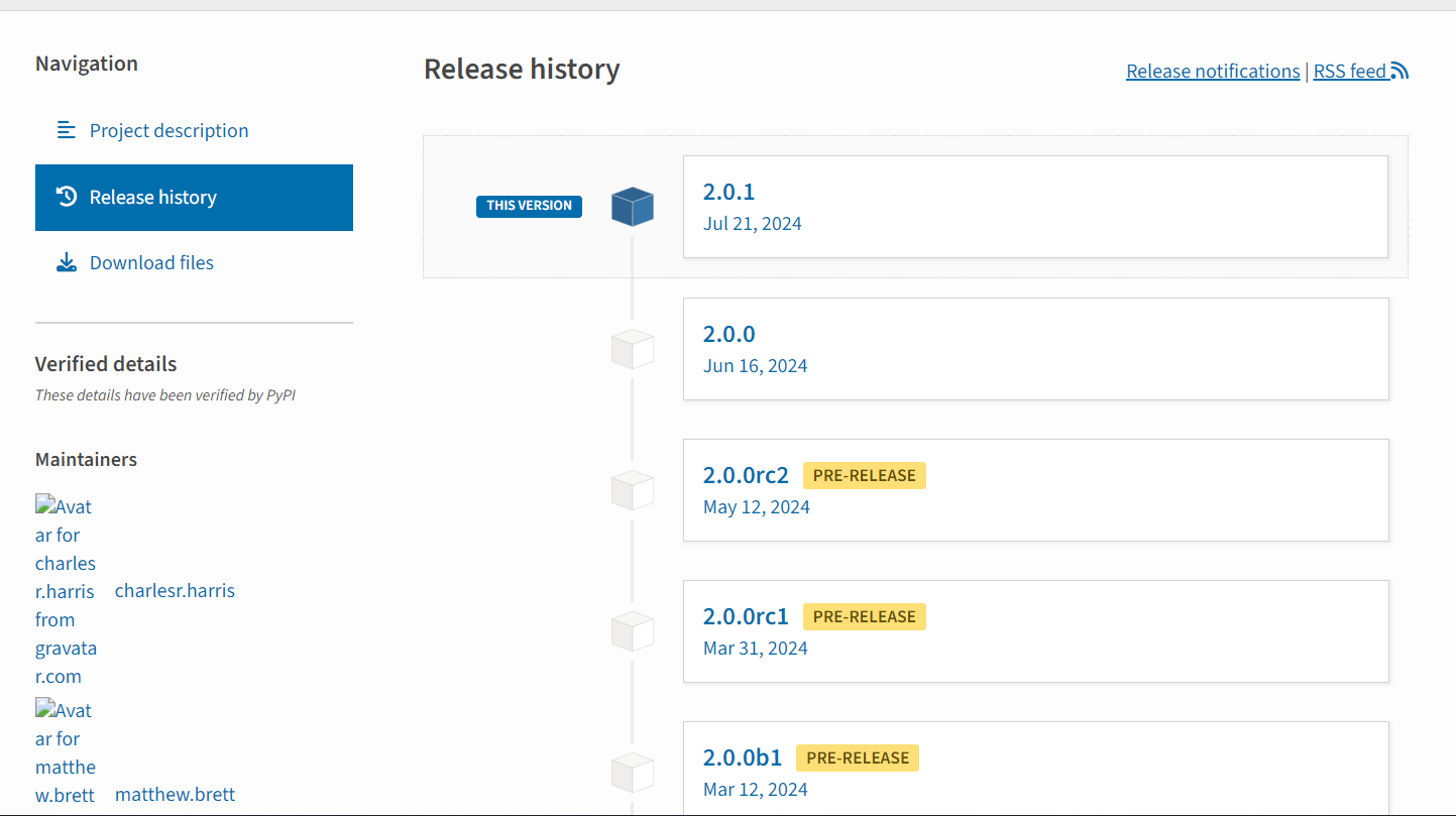 查看numpy可用版本_查看numpy版本-CSDN博客