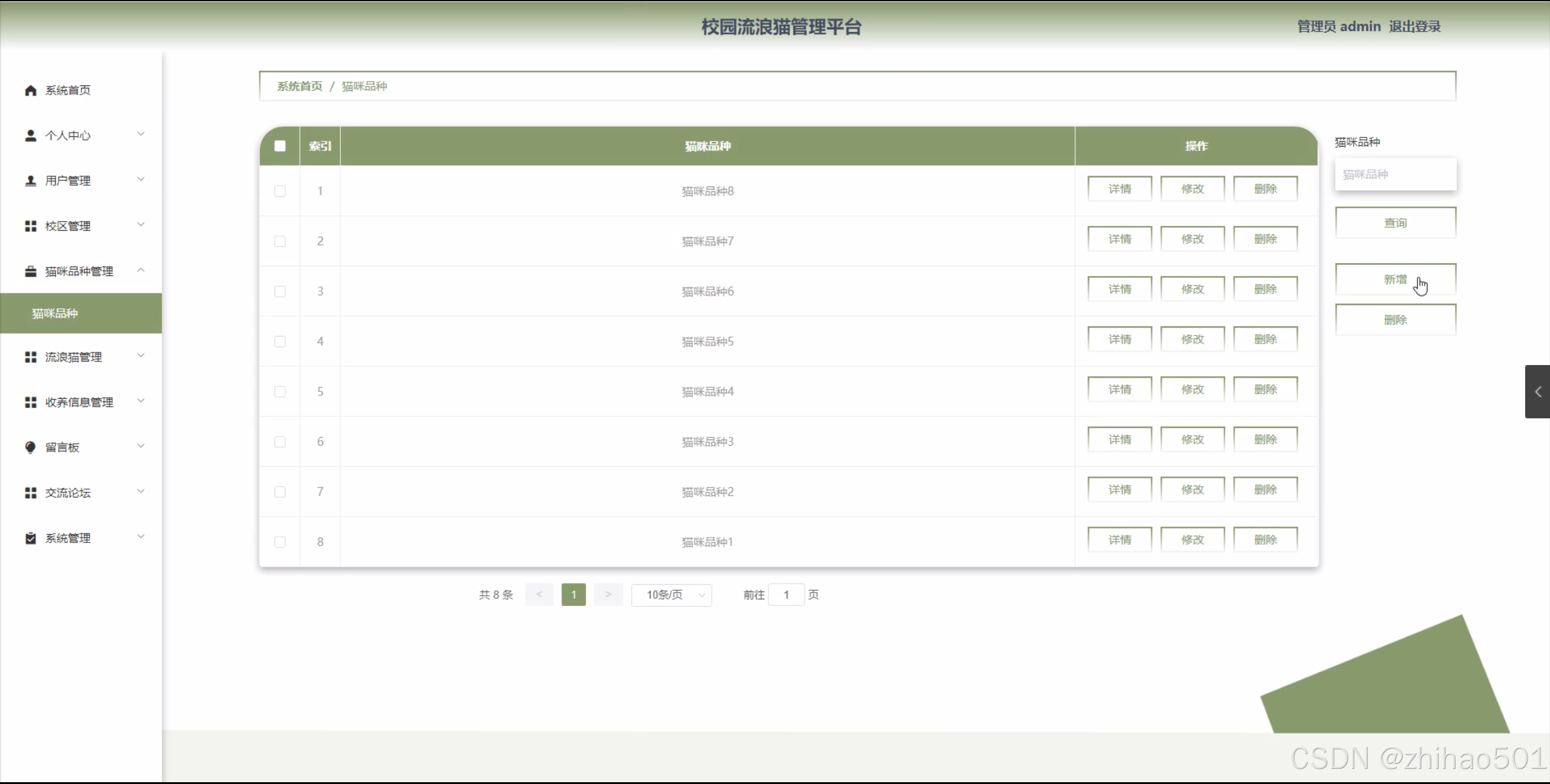 基于pythonflask框架的校园流浪猫管理平台（开题程序论文） 计算机毕设 Csdn博客